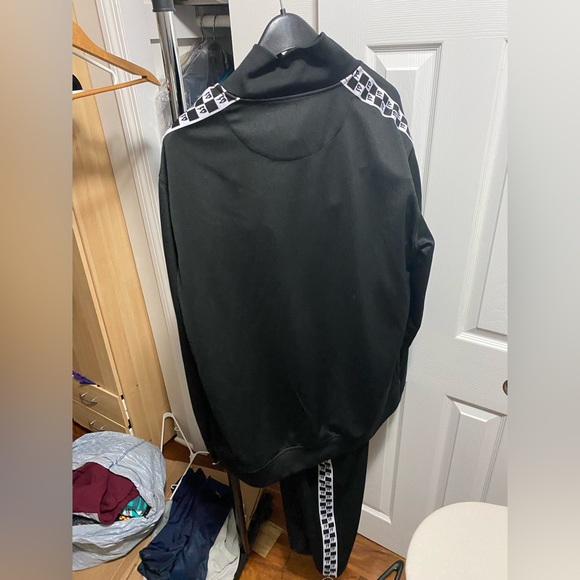 Sweaters | 1deep Checkered Flag Track Suit Set Xl Black White | Poshmark